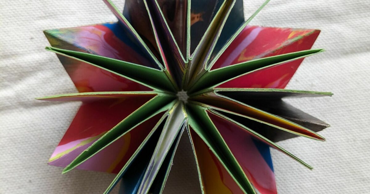 Jennifer Banfield - Star Concertina bookmaking… | Oriel Davies Gallery