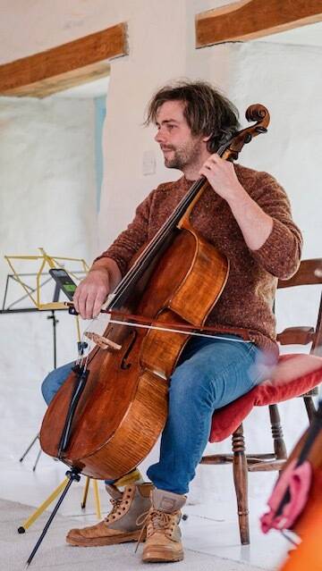 Daniel Davies: Cellist | Oriel Davies Gallery